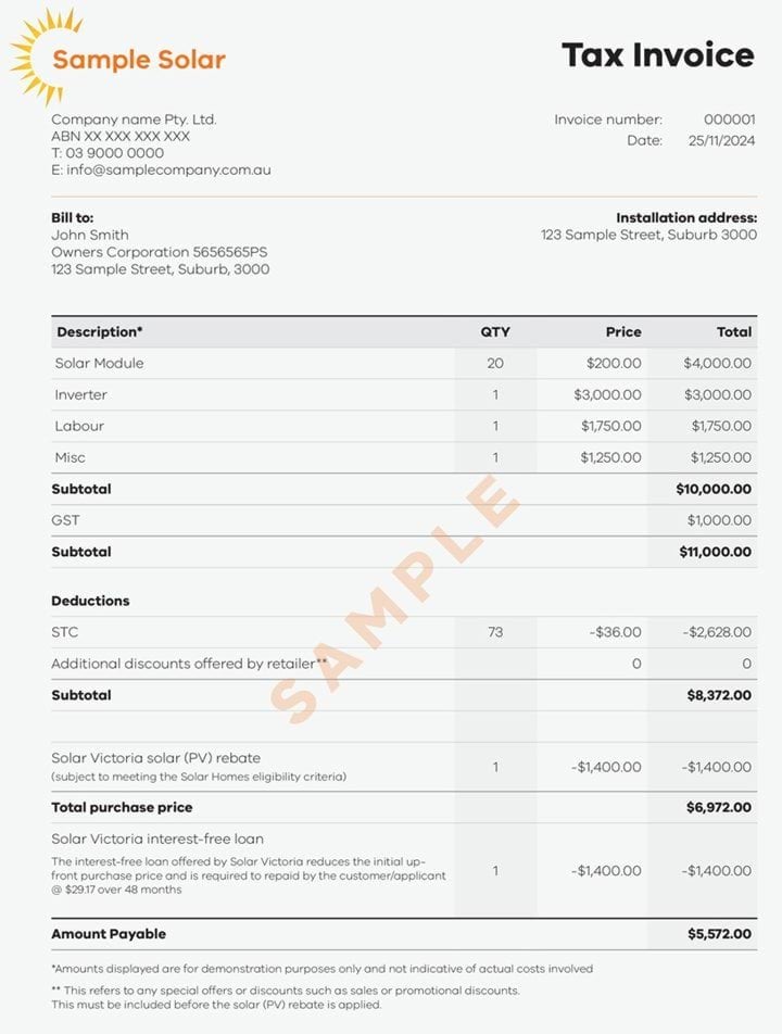 Claim a rebate or loan | solar.vic.gov.au